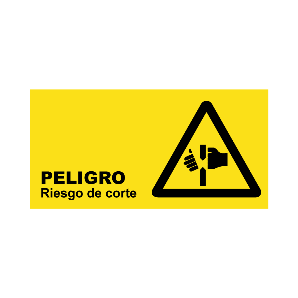 Peligro Riesgo De Corte Ap11 — Señaliza Chile